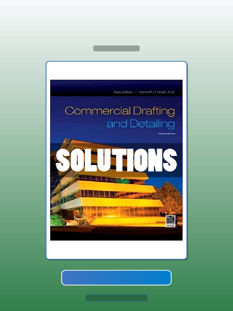 Commercial Drafting and Detailing 4 Ed Jefferis E-book Testbank ...