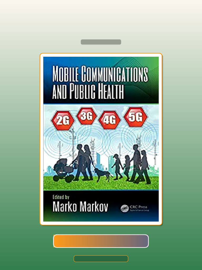 Mobile Communications and Public Health by Marko Markov E-book Testbank ...