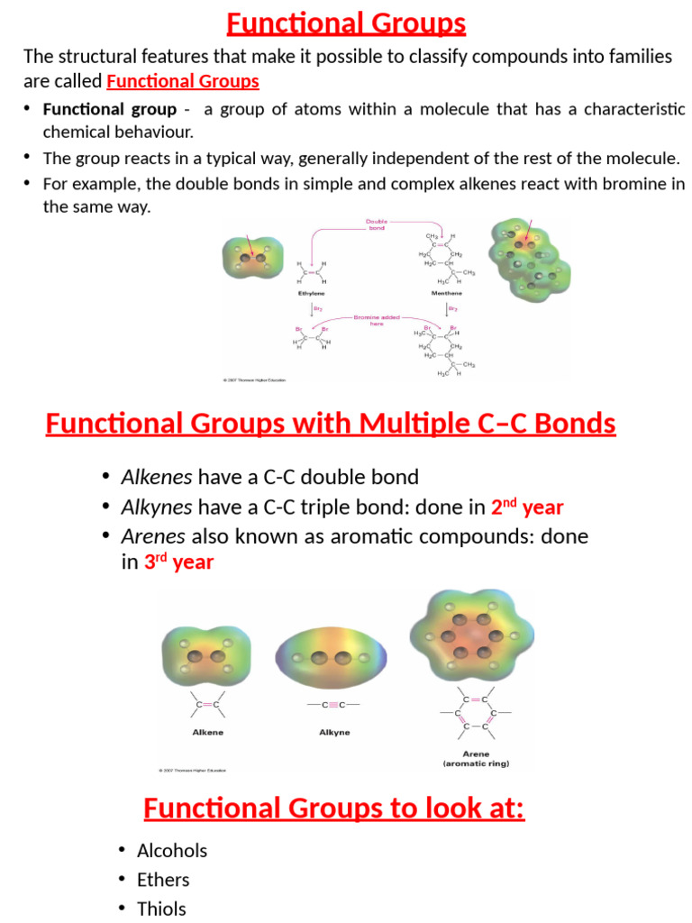 Functional Groups | PDF | Ether | Functional Group