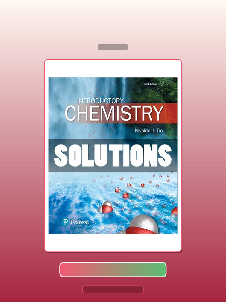 Solutions Introductory Chemistry 6 Ed Tro E-book Testbank Solutions ...