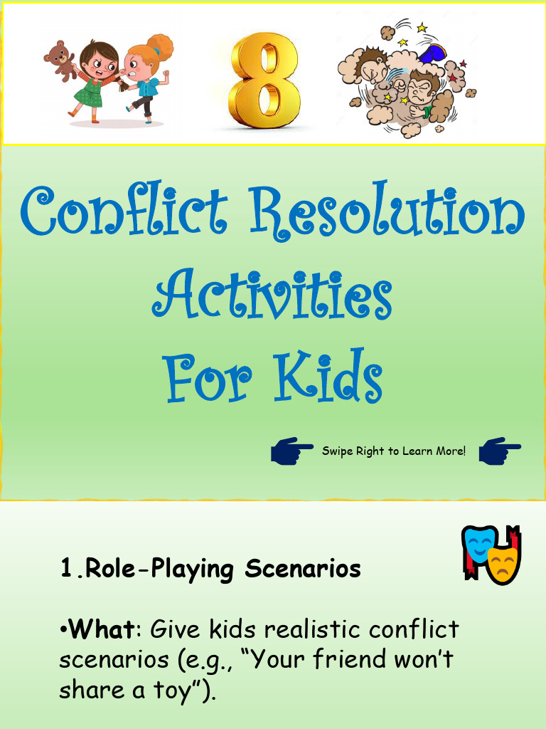 Fun Conflict Resolution Activities for Kids | PDF