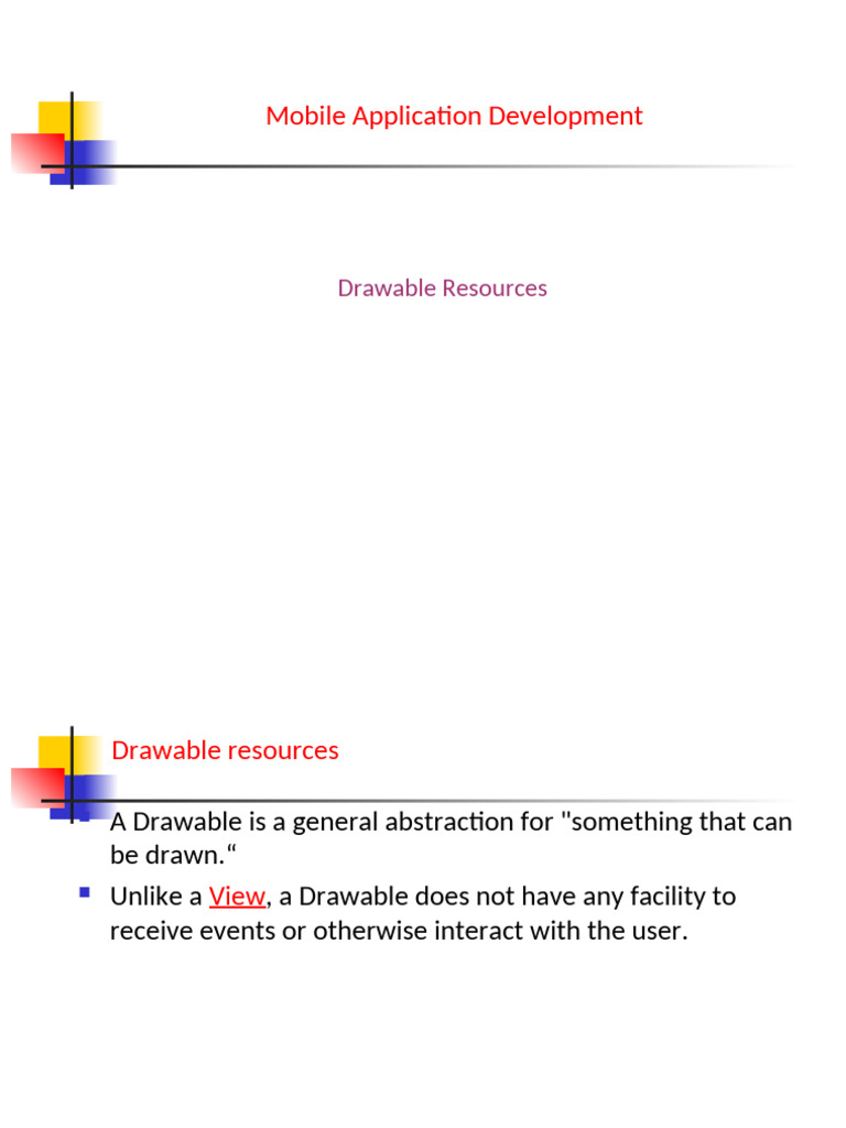 Android Drawable Resources Guide | PDF | Computer Engineering | Software