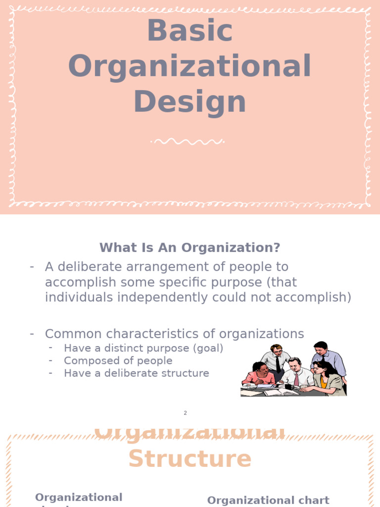 2. Basic Organizational Design Mid | PDF | Decentralization | Business