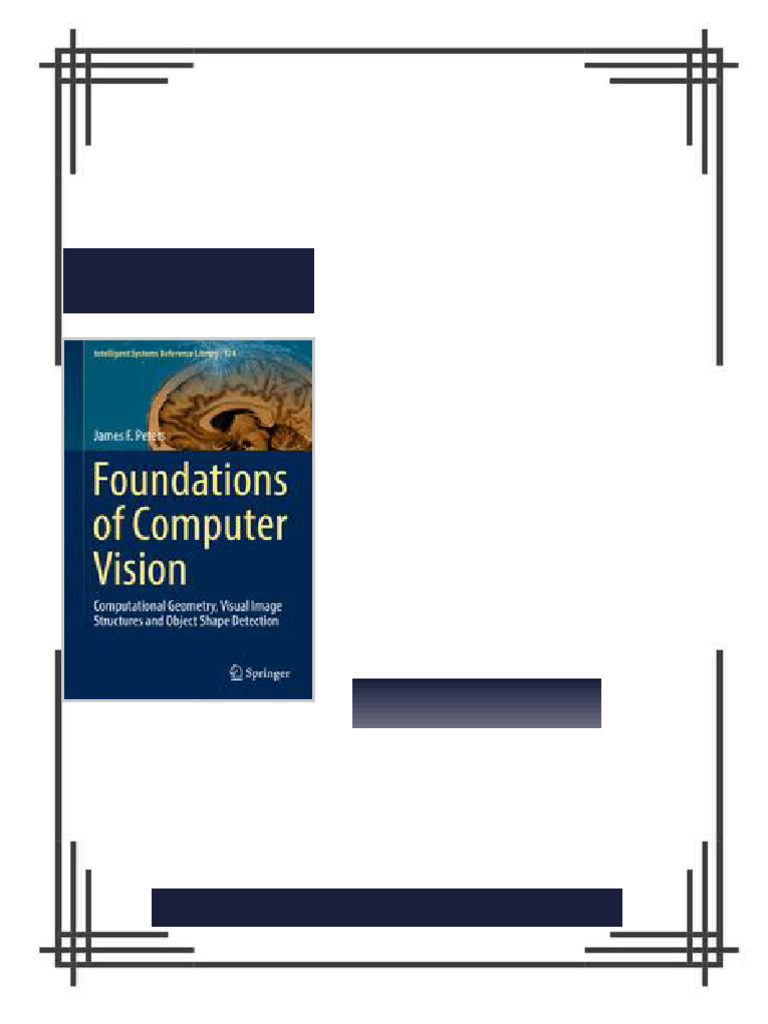 Foundations of Computer Vision Computational Geometry Visual Image ...
