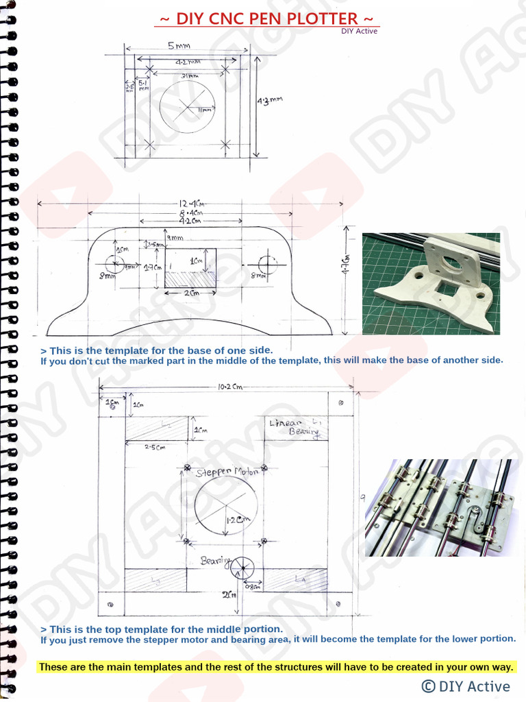 DIY CNC Pen Plotter Templates | PDF