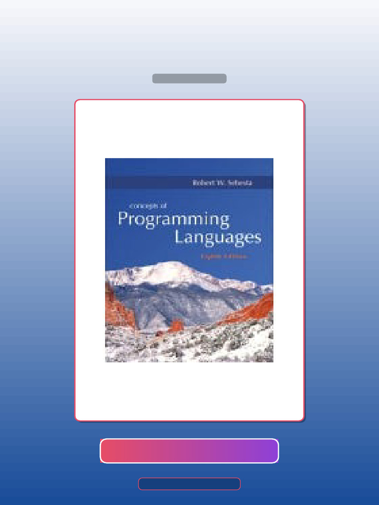 Accompany Concepts of Programming Languages 8th Edition 9780321493620 E ...