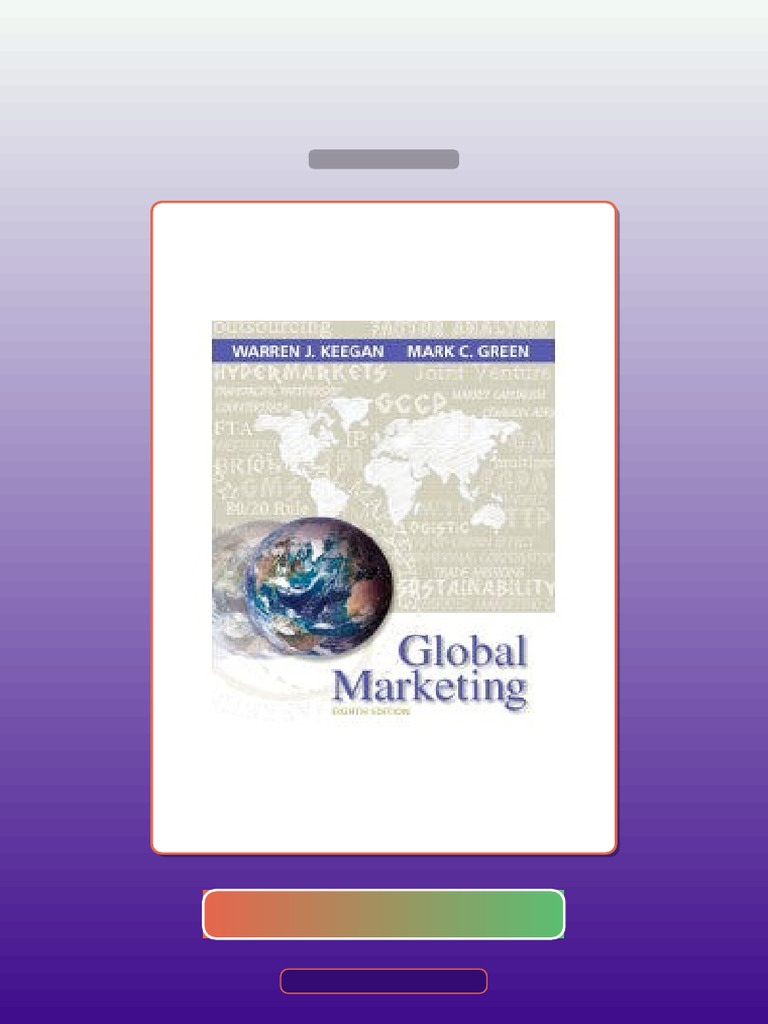 Global Marketing Plus 2014 MyMarketingLab With Pearson EText Package 8E Warren J Keegan Mark C ...