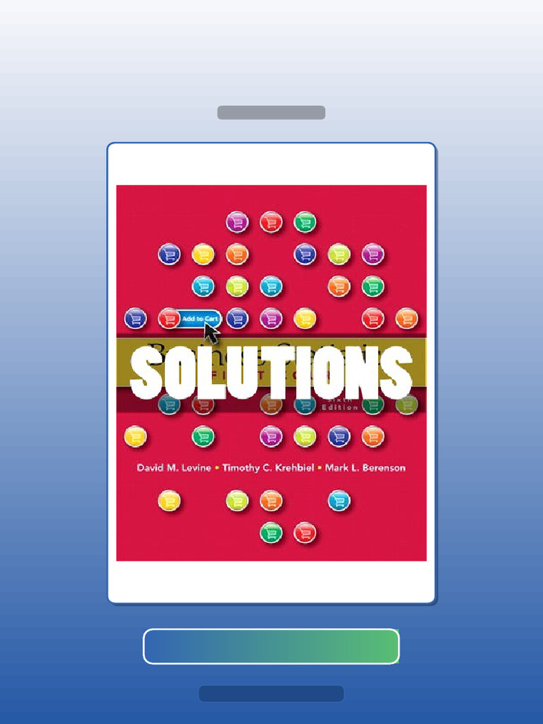 Business Statistics 6 Ed Levine E-book Testbank Solutions | PDF ...