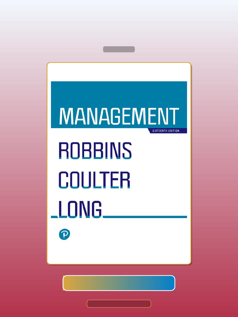 Management 16th Edition Stephen P Robbins E-book Testbank Solutions ...