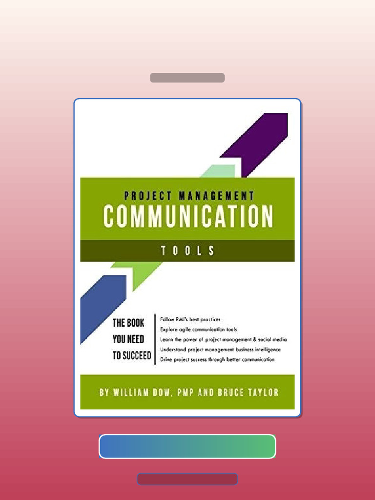 Project Management Communication Tools by William Dow E-book Testbank ...