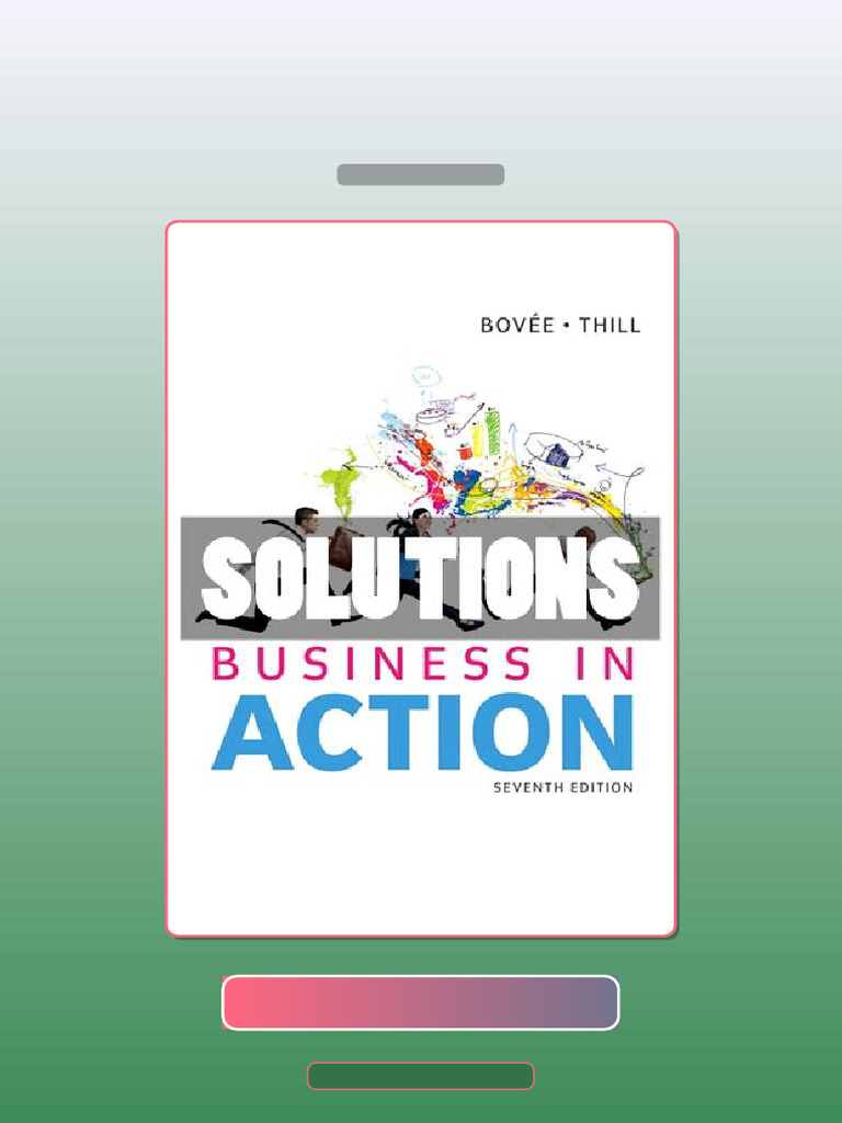 Business in Action 7 Ed Bovee E-book Testbank Solutions | PDF ...