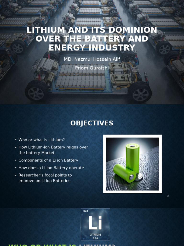 Li Ion Battery Research Presentation Version2 | PDF | Lithium Ion ...