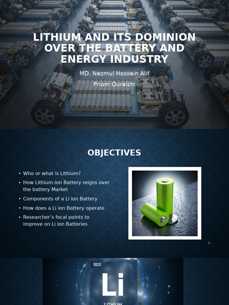 Li Ion Battery Research Presentation | PDF | Lithium Ion Battery | Anode