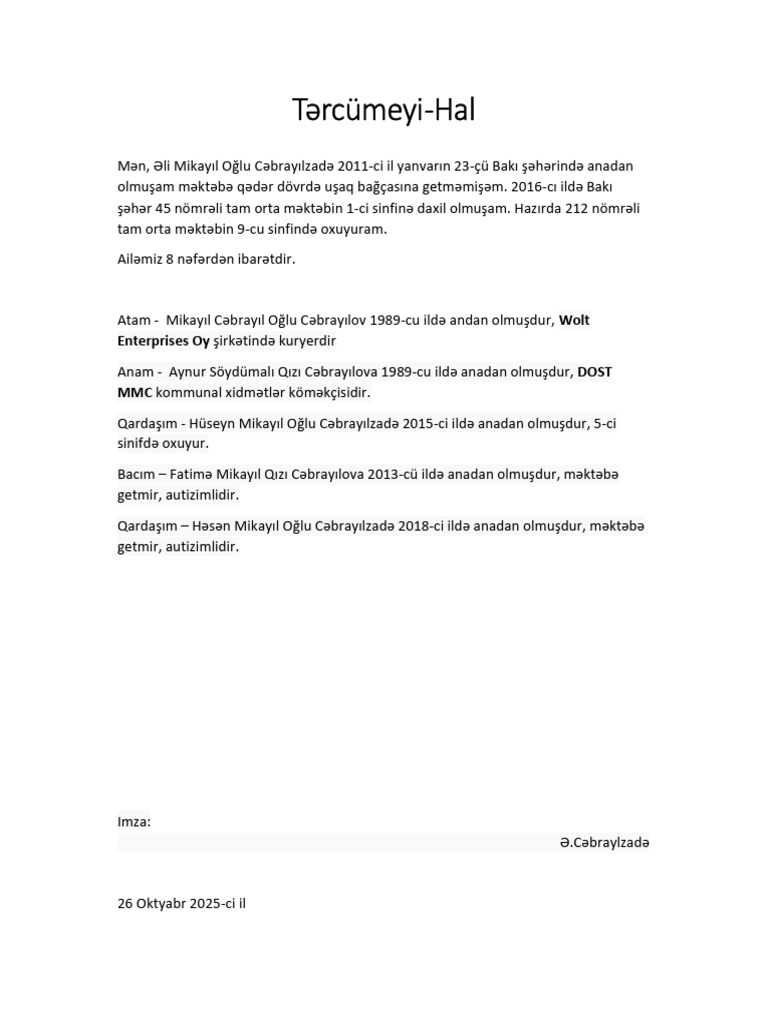 Tercumeyi Xal | PDF