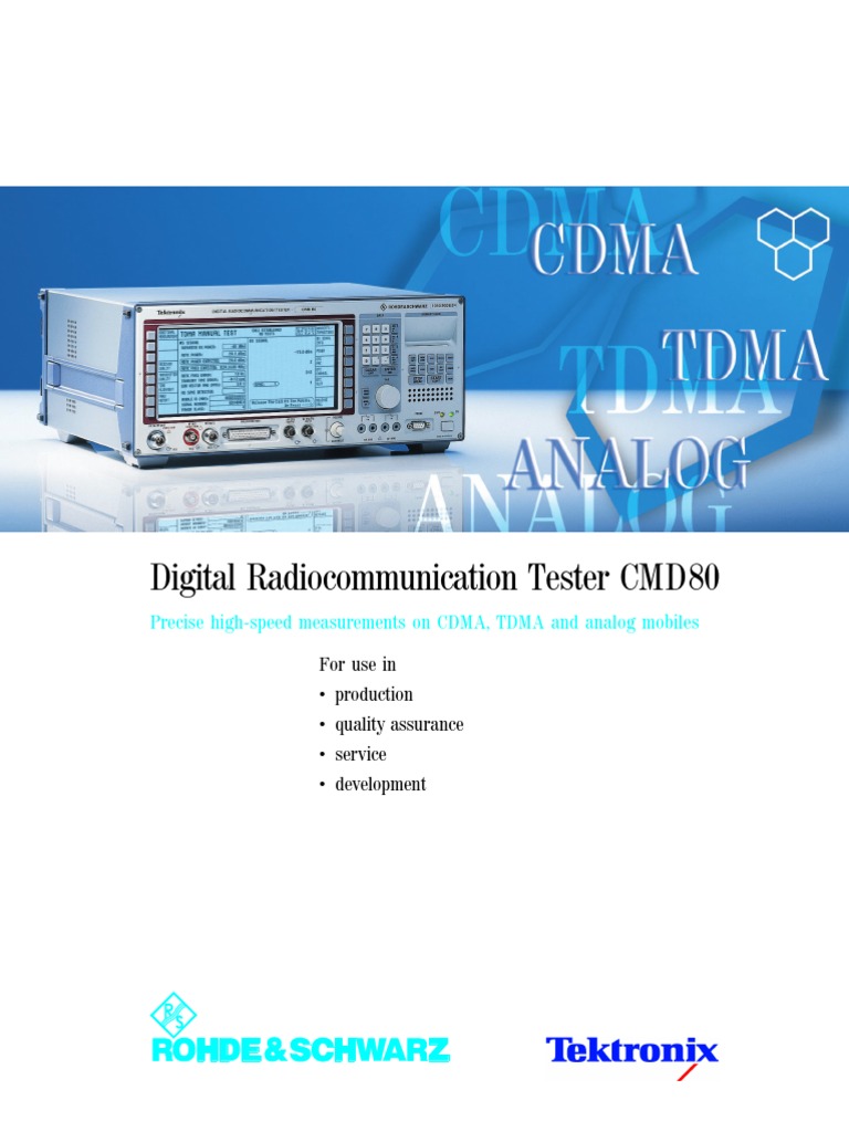 CMD80 | PDF | Frequency Modulation | Code Division Multiple Access