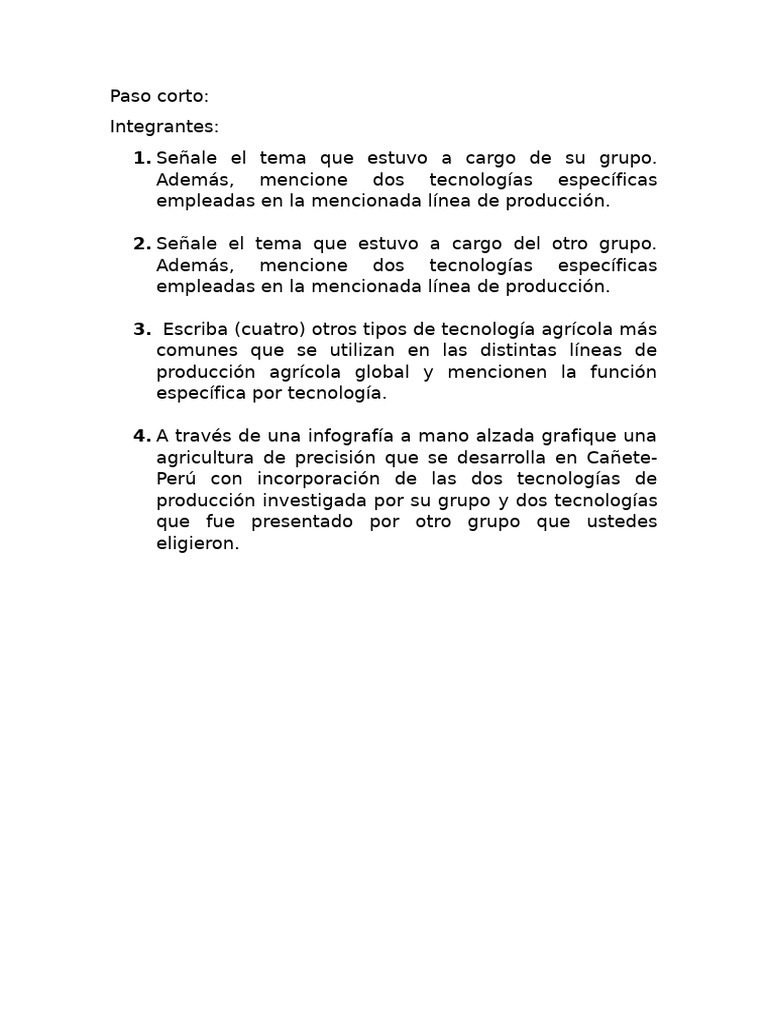 Paso Corto | PDF | Cereales | Agricultura