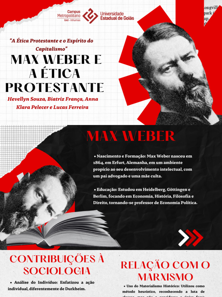 Max Weber: Ética Protestante e Sociologia | PDF | Max Weber | Sociologia