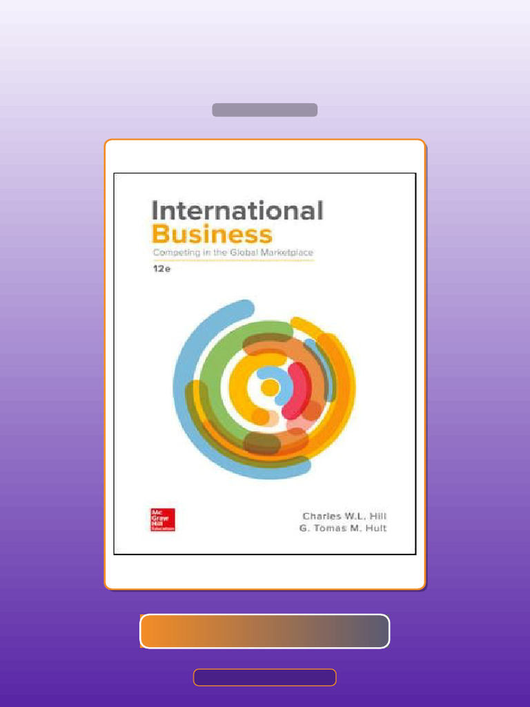 International Business Competing in the Global Marketplace 12th Edition ...