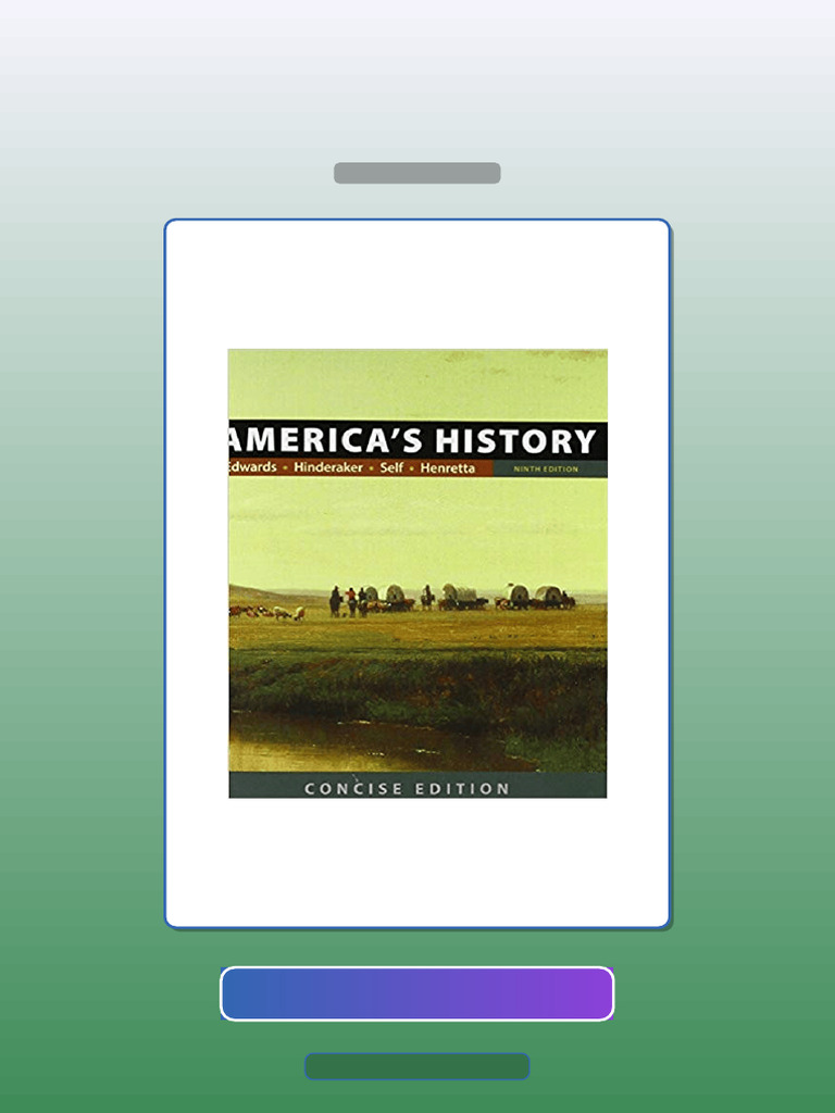 Americas History Concise Edition Combined Volume Ninth Edition by ...