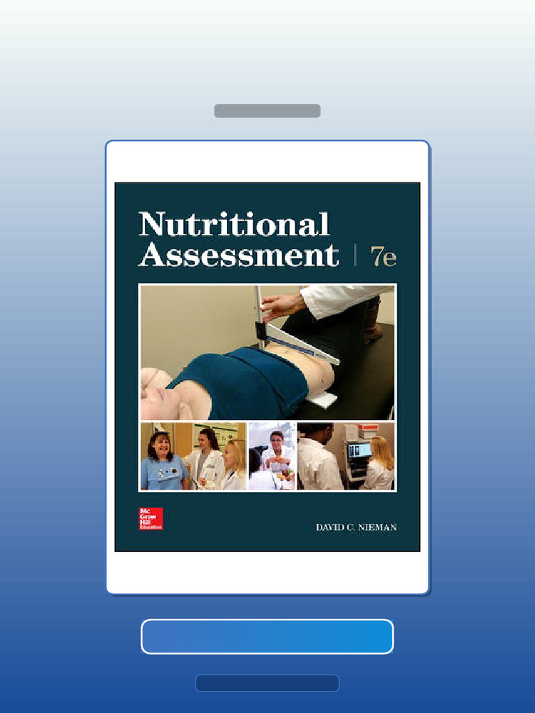 Nutritional Assessment 7th Edition David Nieman ISBN10 0078021405 ...