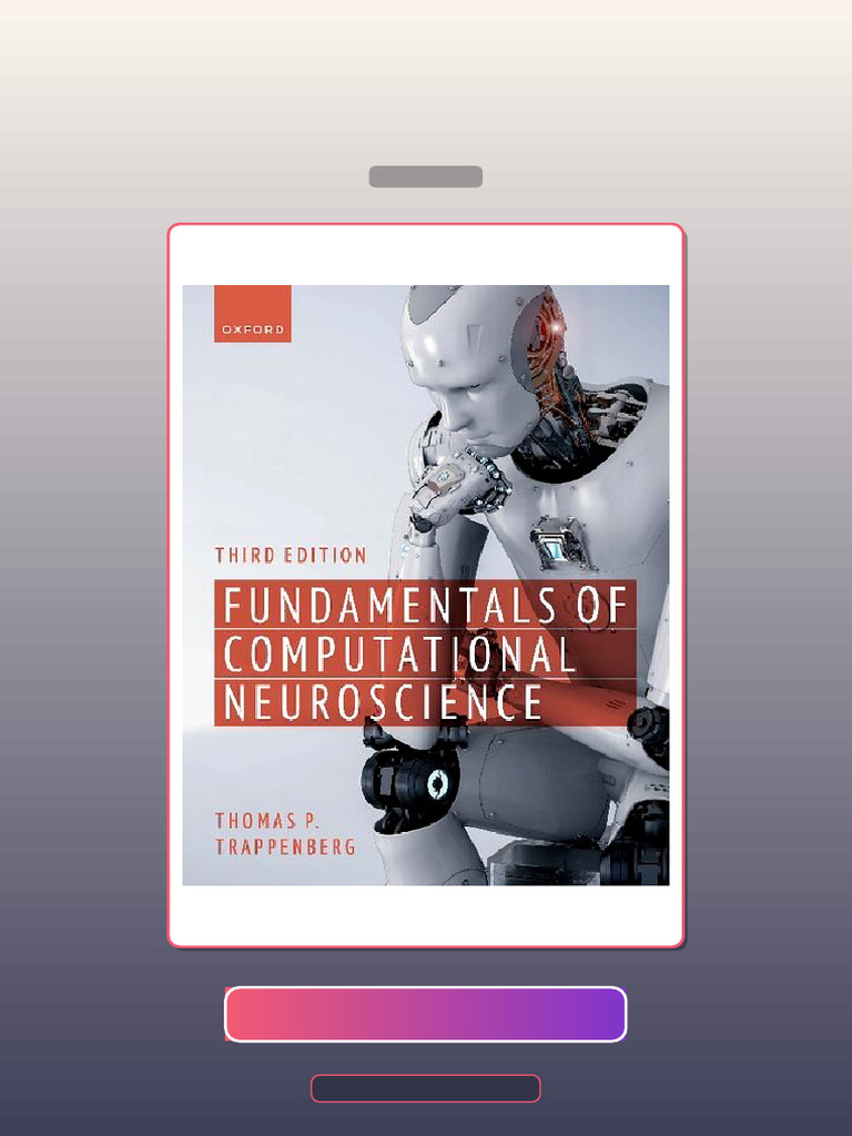 Fundamentals of Computational Neuroscience 3rd Edition Thomas ...