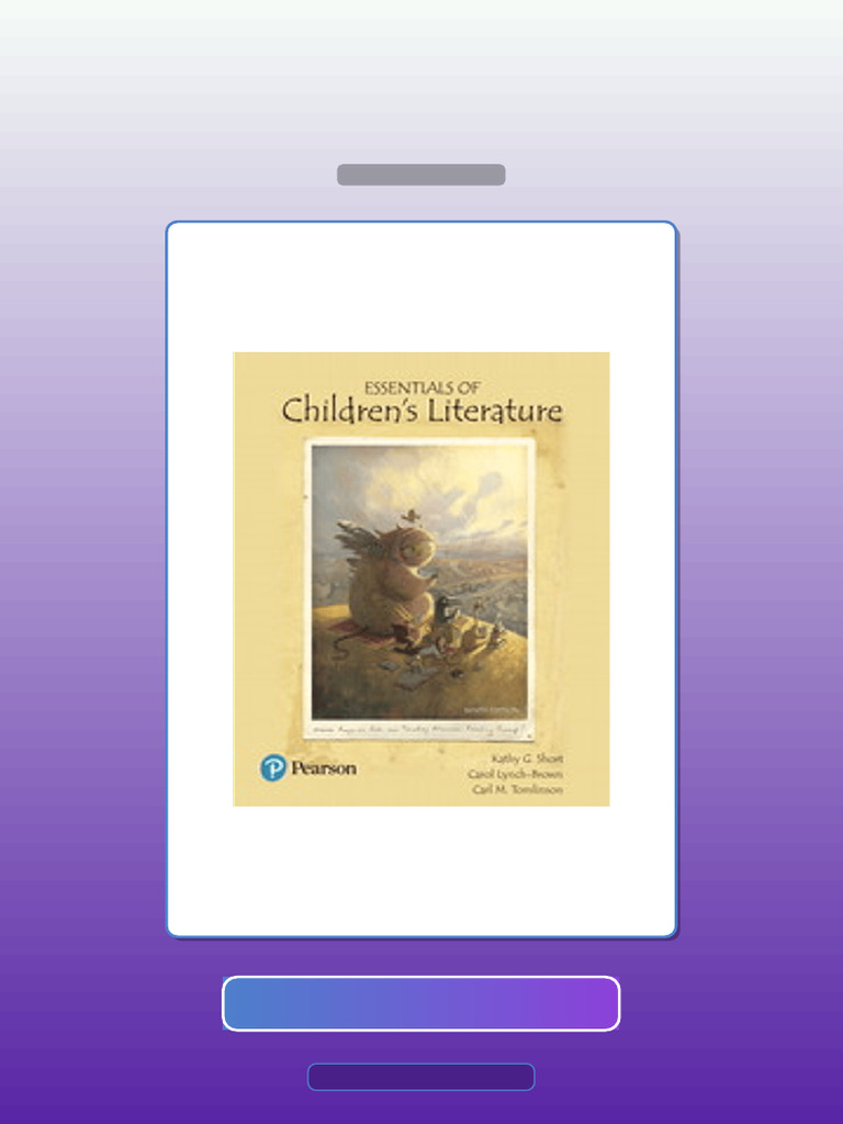 Essentials of Childrens Literature 9th Edition Kathy G Short E-book ...