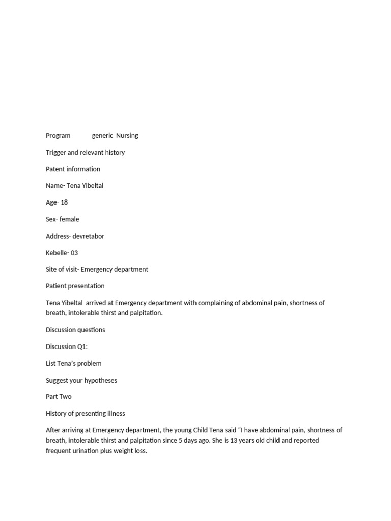 PBL Excersise 3 Final | PDF | Health Care | Human Diseases And Disorders