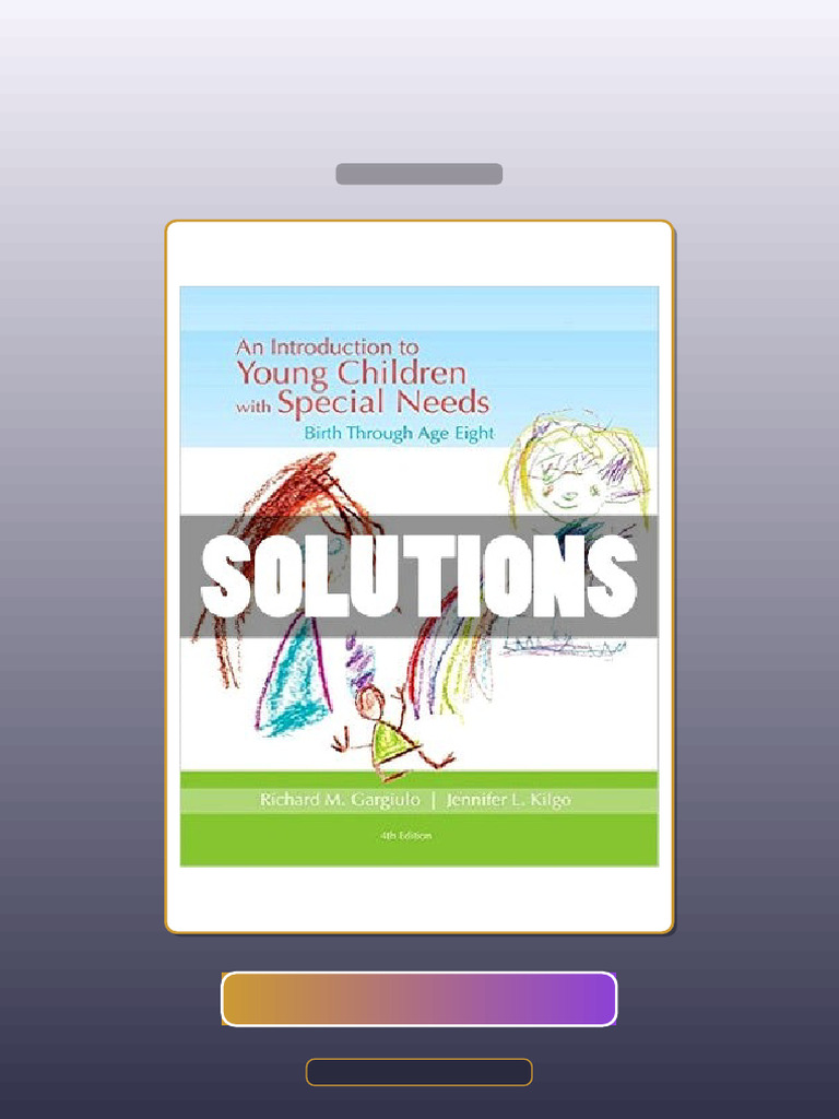 An Introduction to Young Children With Special Needs Birth Through Age ...