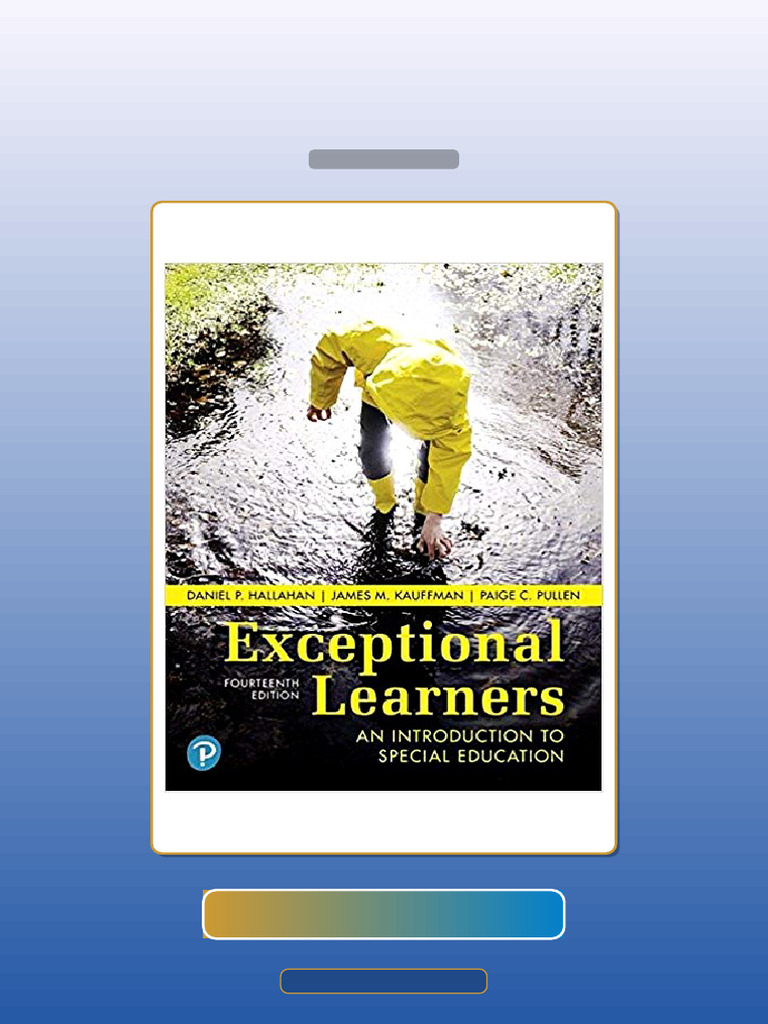 Exceptional Learners an Introduction to Special Education 14th Edition ...