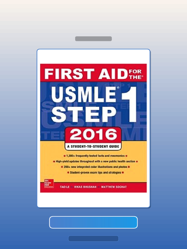 First Aid for the USMLE Step 1 2016 E-book Testbank Solutions | PDF ...