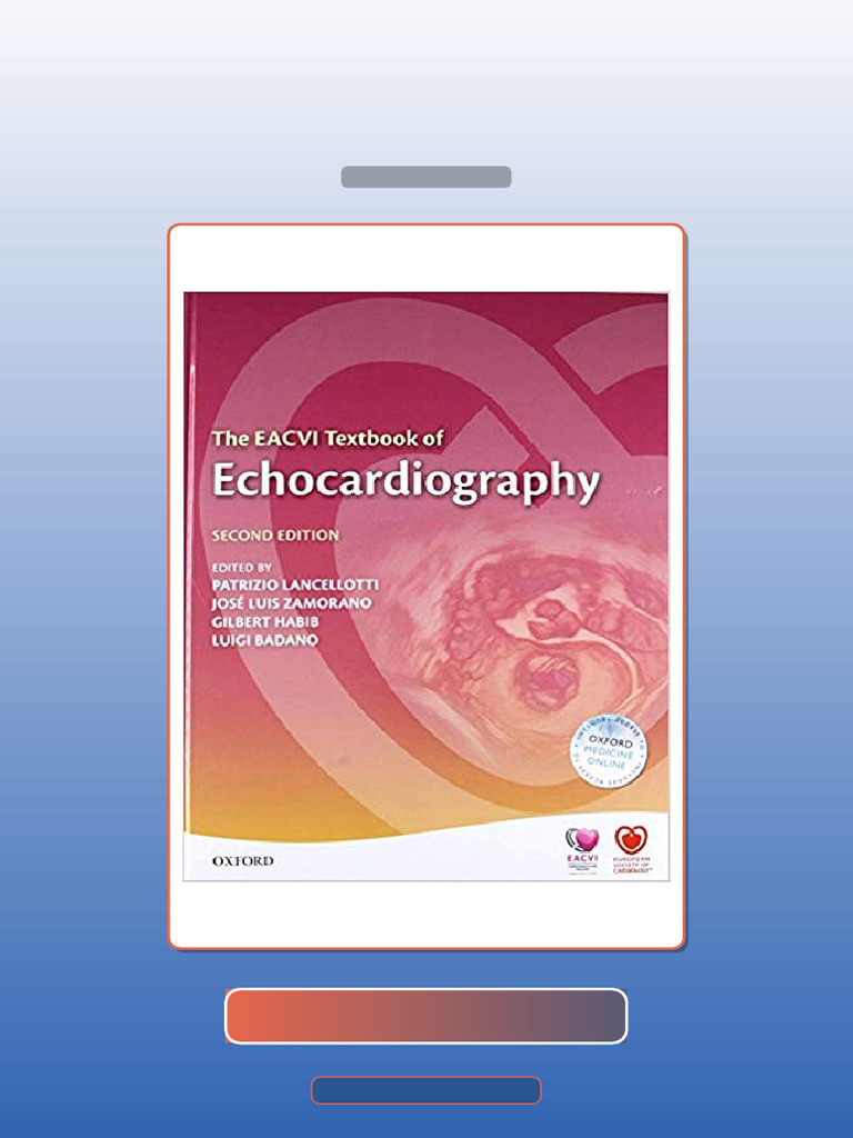 The EACVI Textbook of Echocardiography by Patrizio Lancellotti Jose ...