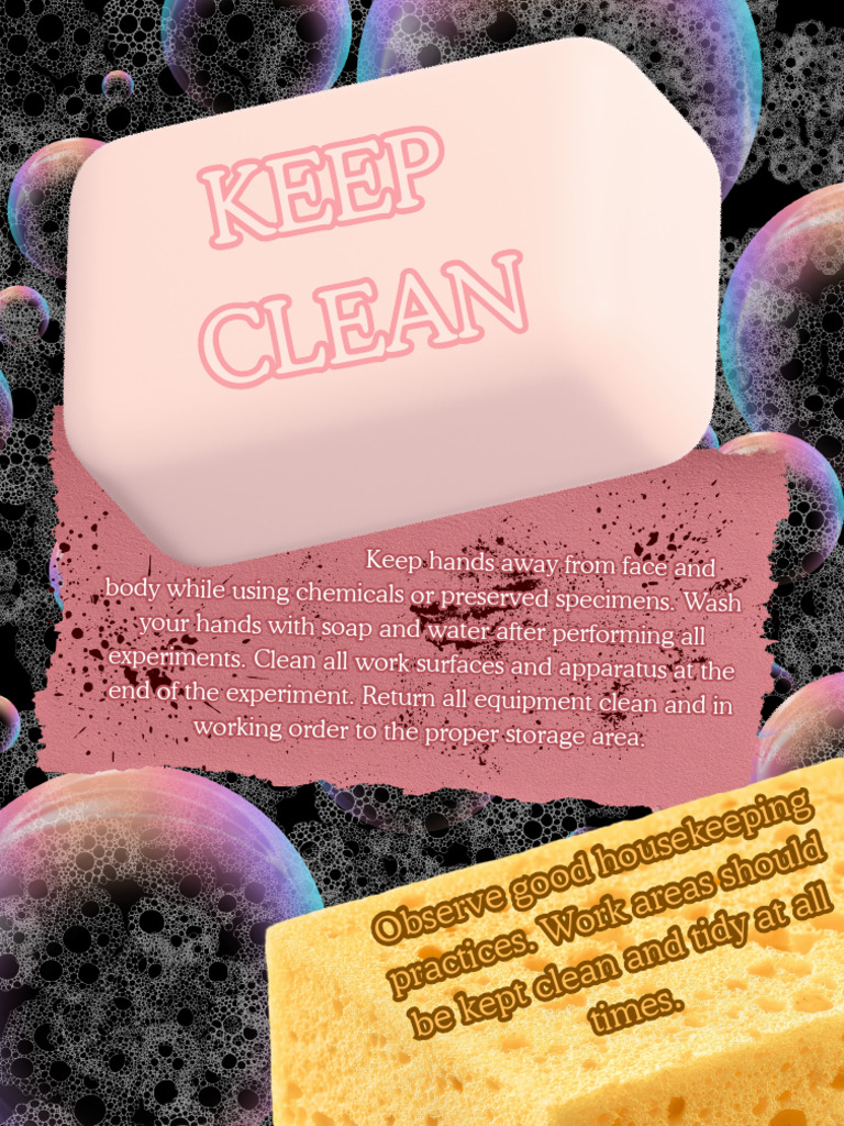 Laboratory Cleanliness Guidelines | PDF
