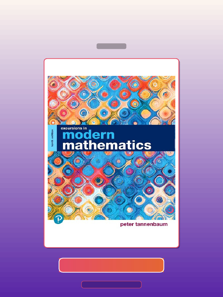 Excursions in Modern Mathematics 10th Edition Peter Tannenbaum E-book ...