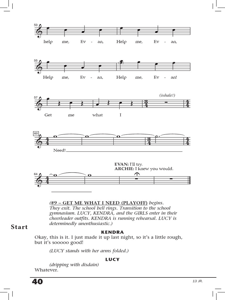 Cheerleading Drama in 13 JR. Script | PDF | Broadway Theatre | Touring ...