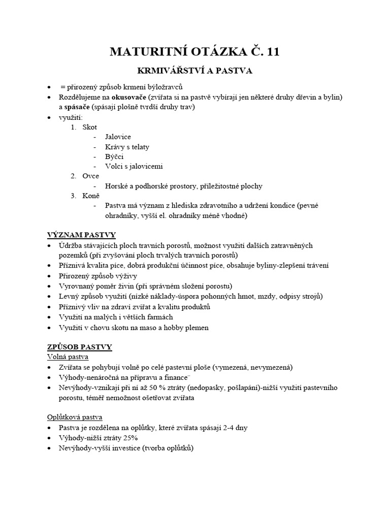 Pastva | PDF