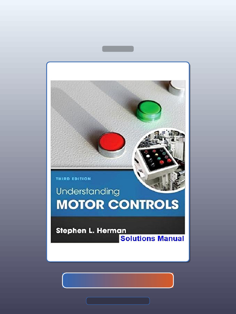 Understanding Motor Controls 3rd Edition Herman E-book Testbank ...