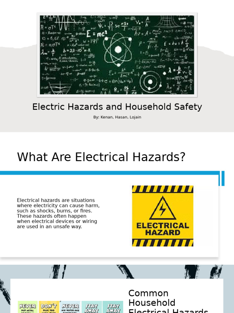 Household Electrical Safety Guide | PDF