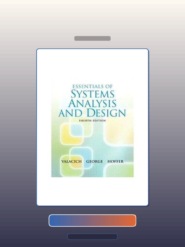 Essentials of System Analysis and Design Valacich 4th Edition E-book ...