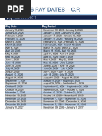 AIRAC Cycle Dates 2025-2026 | PDF