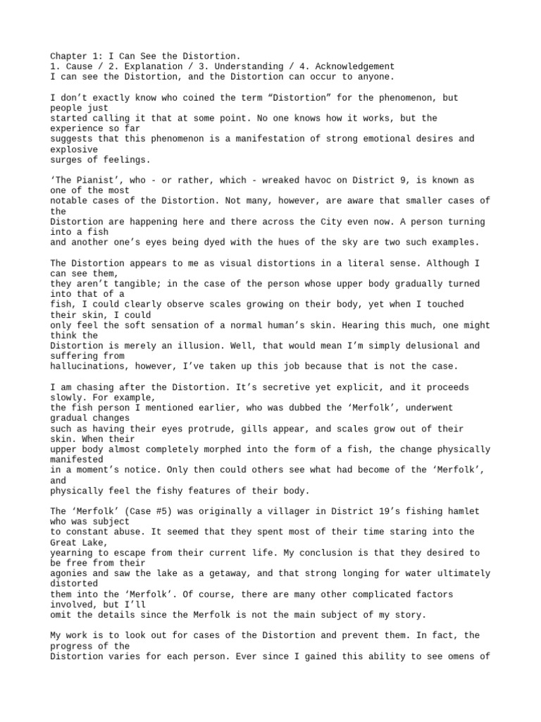 Distortion Detective Project Moon | PDF | Hallucination | Chef