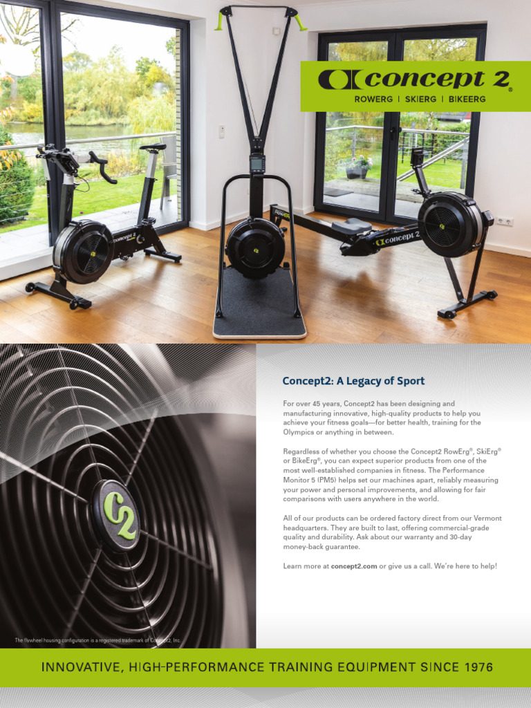 RowerSkiErgBikeErg Brochure | PDF