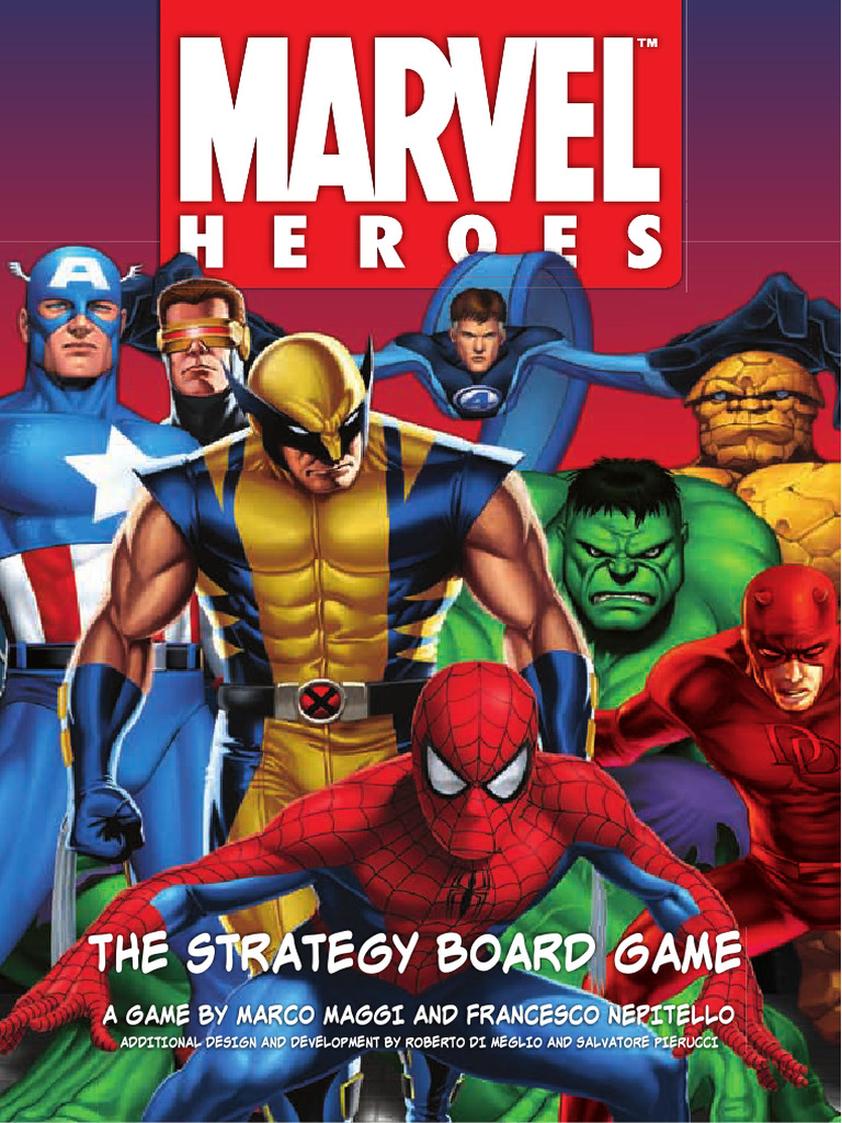 Marvel Strategy Board Game Guide | PDF | Marvel Comics Characters ...