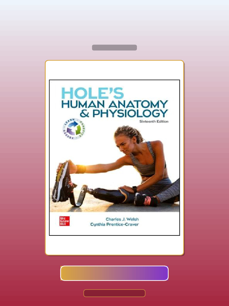 Holes Human Anatomy Physiology 16th Edition Charles Welsh Cynthia ...