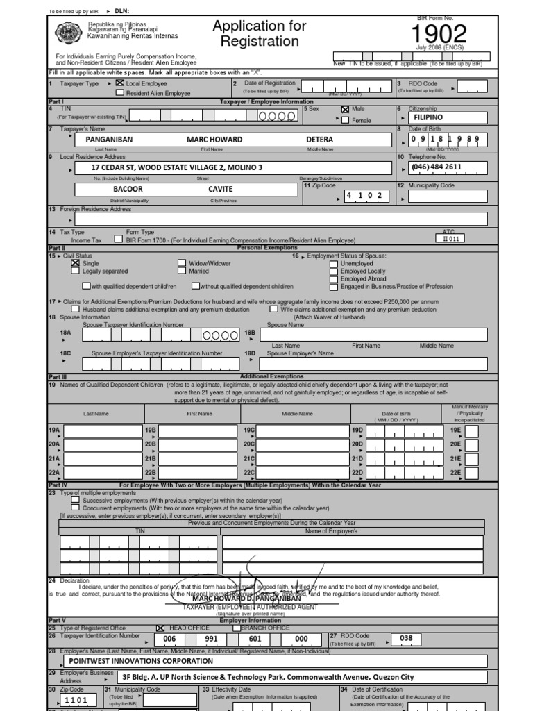 Bir 1902 | PDF | Identity Document | Government Finances Bir 1902 | PDF | Identity Document | Government Finances