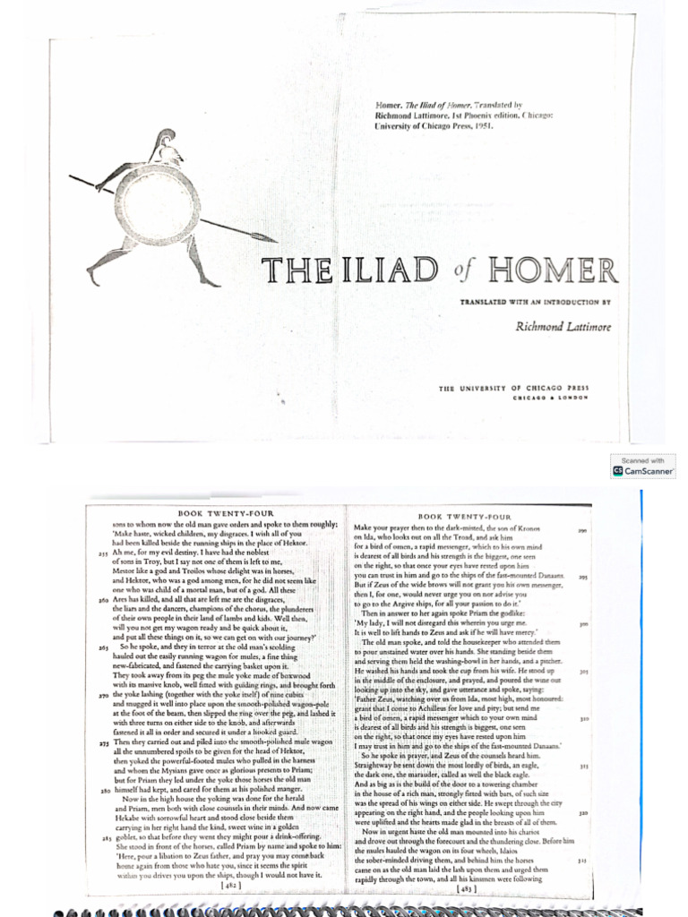 The Iliad | PDF