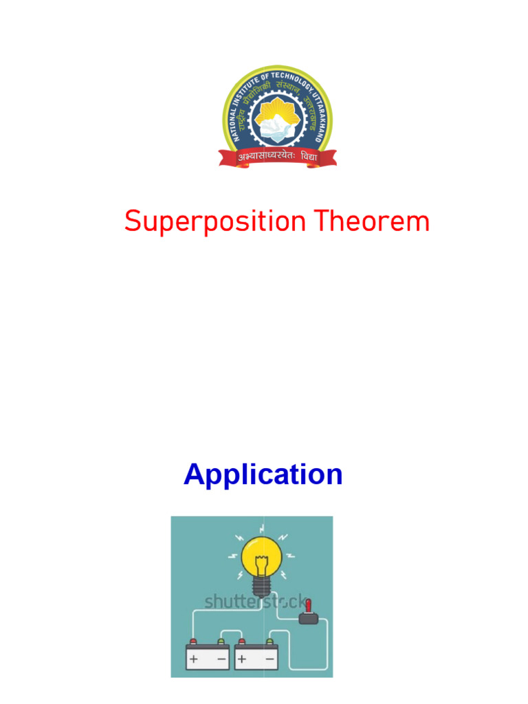 Superposition Theorem in Circuit Analysis | PDF | Electrical Network ...