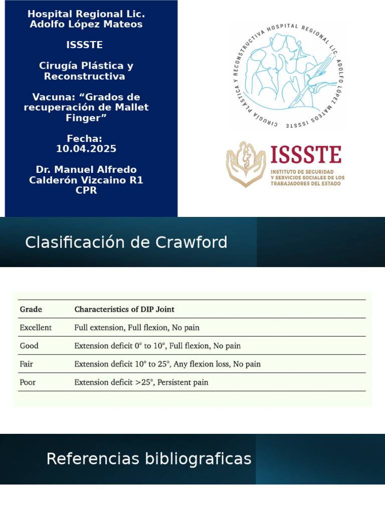 Clasificacion Mallet Finger | PDF