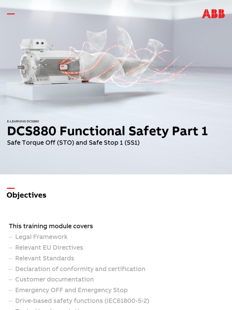 DCS880_Functional_Safety_STO_Part_1_01R0101 | PDF | Electrical ...