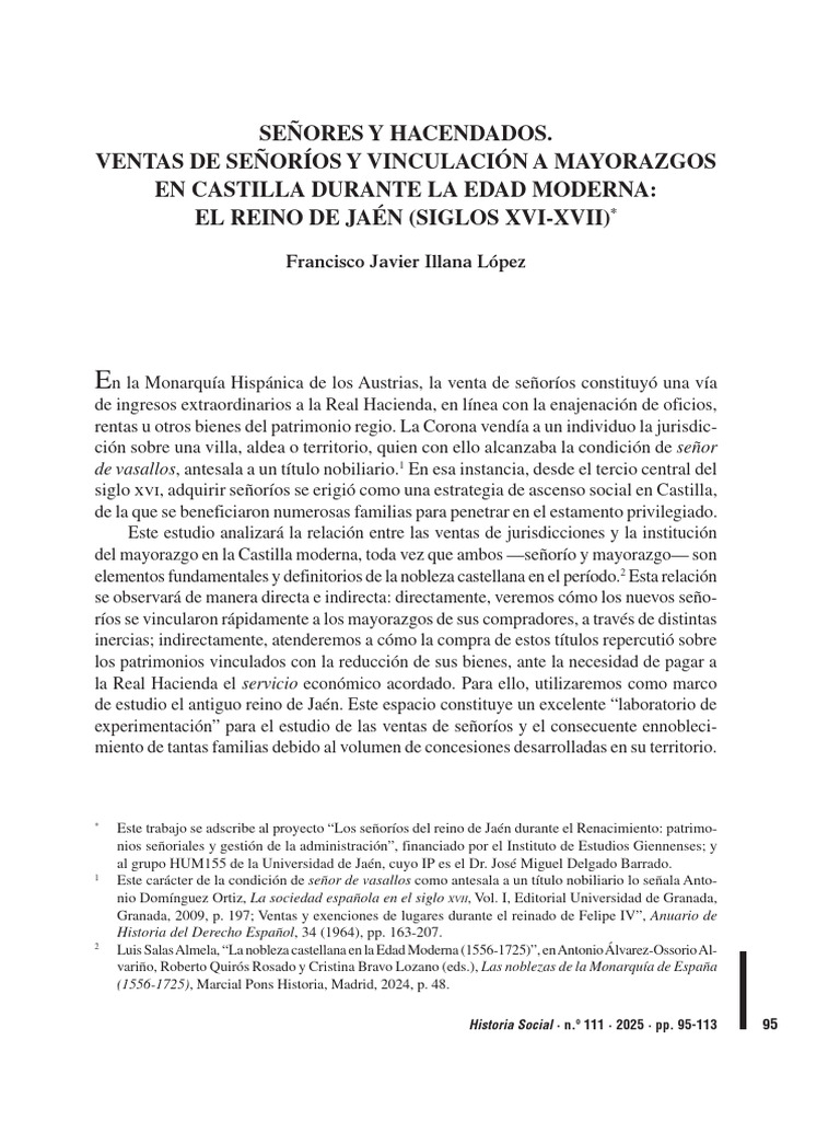 Fundacionhistoriasocial Gmail,+Historia+Social+111 6 | PDF | Nobleza