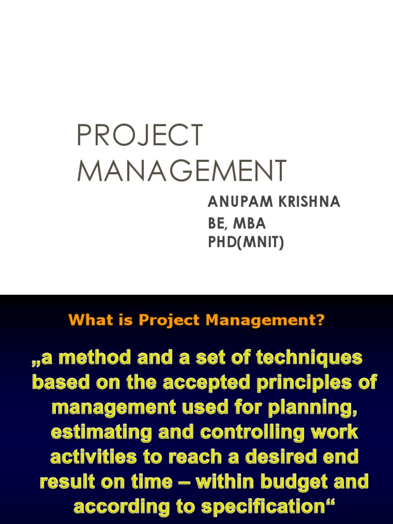 Project Management | PDF | Project Management | Risk Management